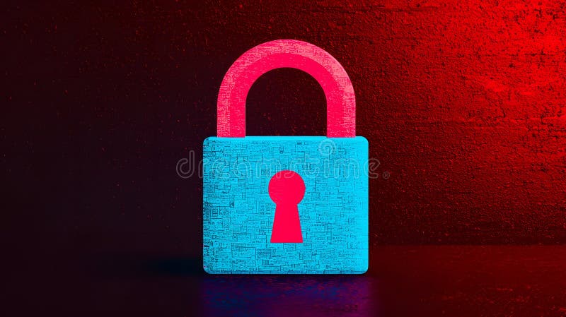 A Striking Visual of a Colorful Lock Highlighting Security and ...