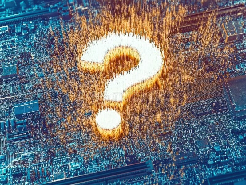 Question Mark Symbolizing Uncertainty in Technology and Innovation ...