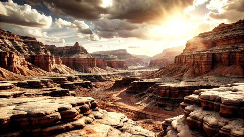 A Striking Visual Interpretation of Light and Shadow in a Rugged ...