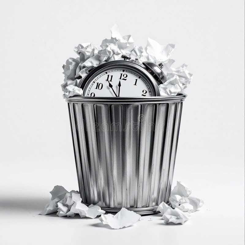 A Striking Visual Metaphor for Wasted Time and Procrastination ...