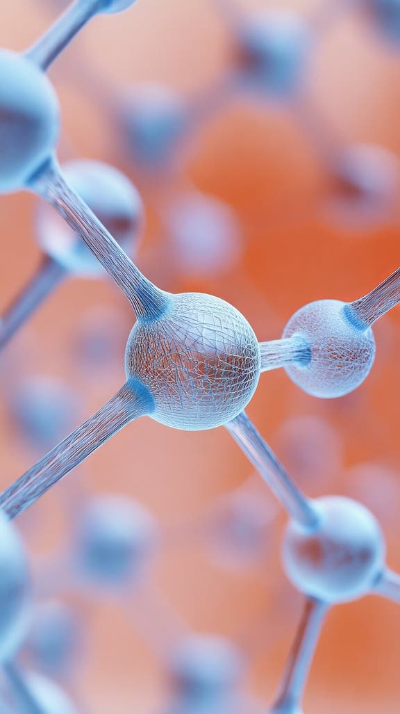 A Striking Visual Representation of Joined Atoms, Featuring Elaborate ...