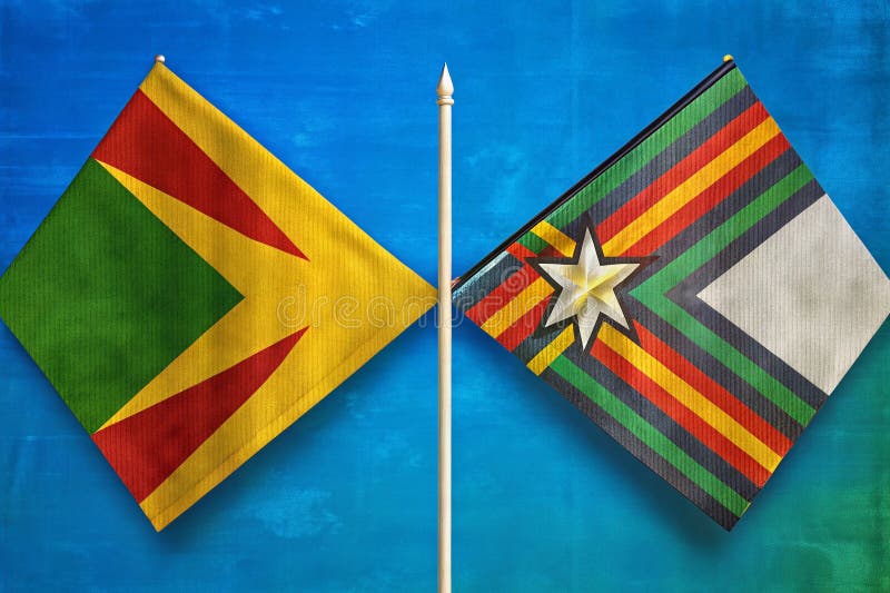A Striking Visual Representation of Zimbabwe and Oklahoma Flags ...