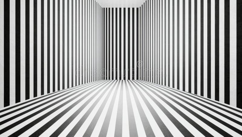 A Striking Visual Rhythm and Balance are Created by the Vertical Black ...