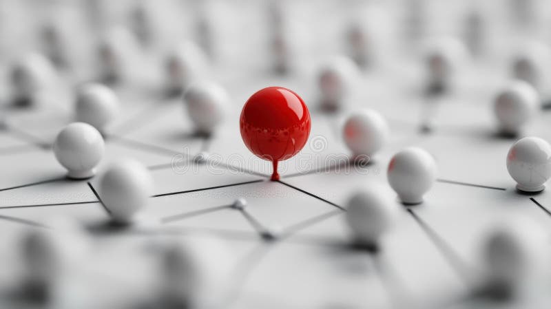 A Striking Visual of a Single Red Thread Connecting White Threads and ...