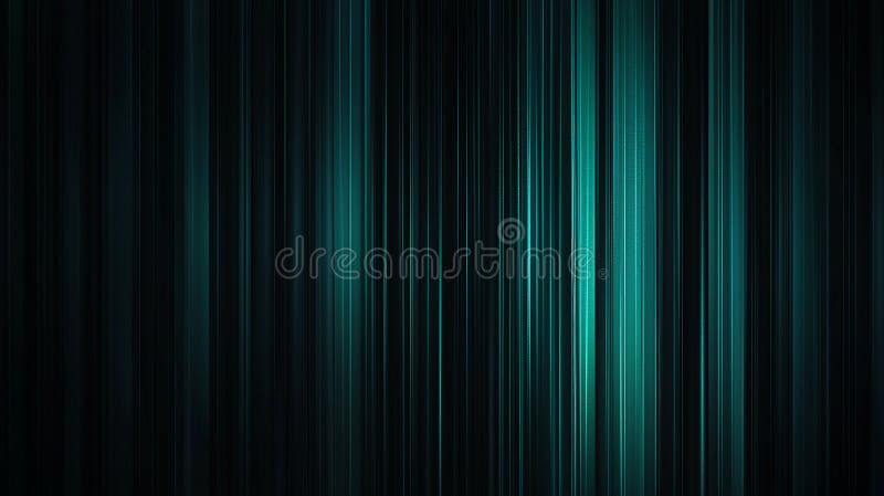 A Striking Visual of Teal Vertical Gradient Lines on a Deep Black ...