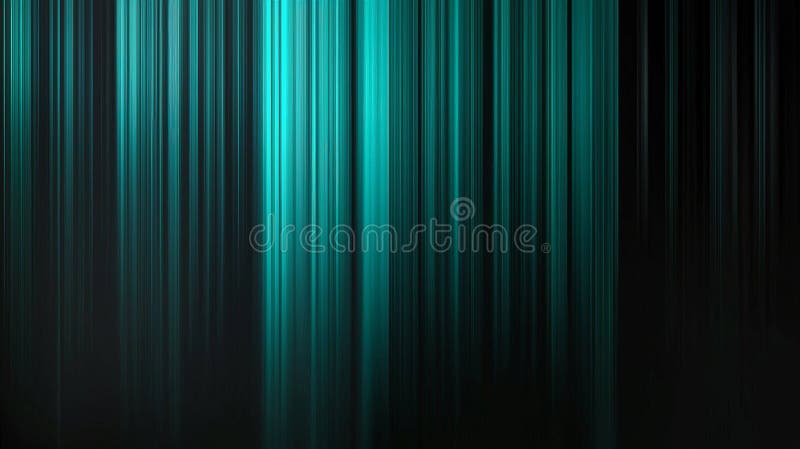A Striking Visual of Teal Vertical Gradient Lines on a Deep Black ...