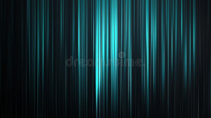 A Striking Visual of Teal Vertical Gradient Lines on a Deep Black ...