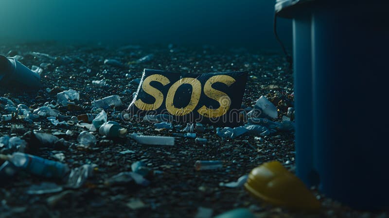 Symbolic Representation of Underwater Trash Forming SOS Message ...