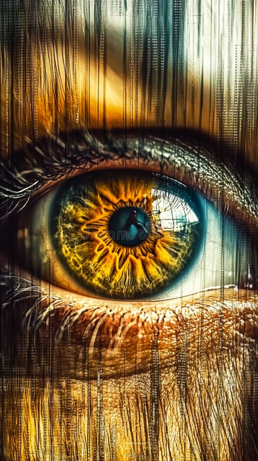 A Striking, Visually Captivating Depiction of a Human Eye Against a ...