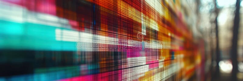 Exploration of Digital Glitch Art Revealing Vibrant Chaos and ...