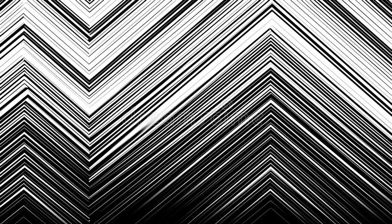 Striking Zigzag Chevron Pattern in Black and White Seamless Abstraction ...