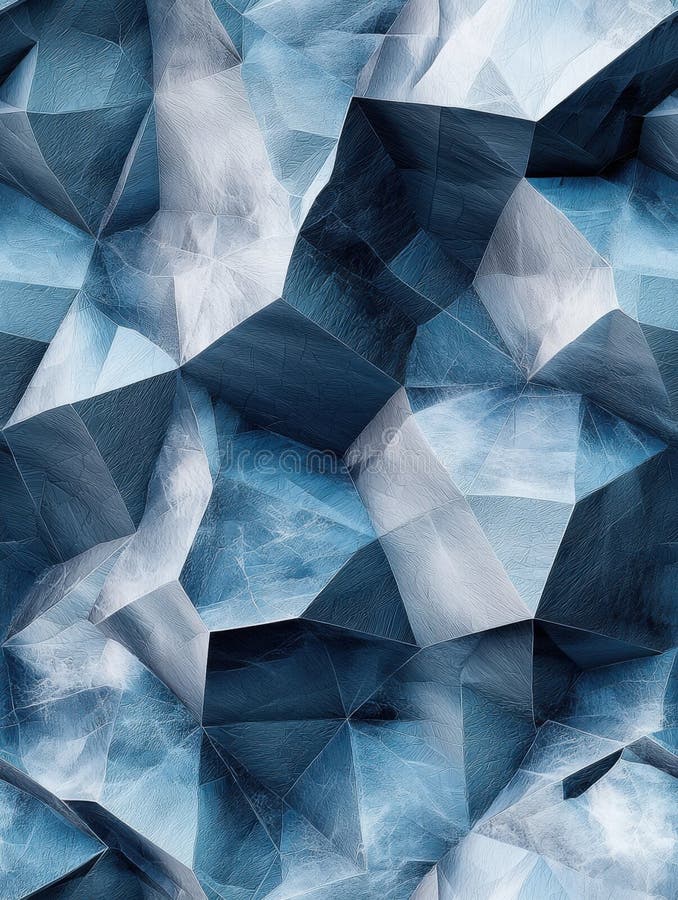 Strikingly Blue and White Pattern Creating a Unique Visual Experience ...