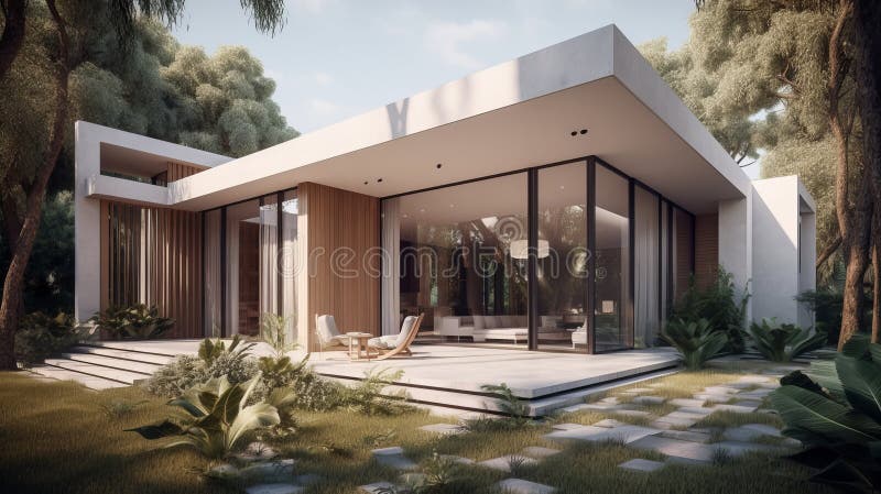 A Strikingly Modern Home Featuring Sharp Geometric Shapes. Modern House ...