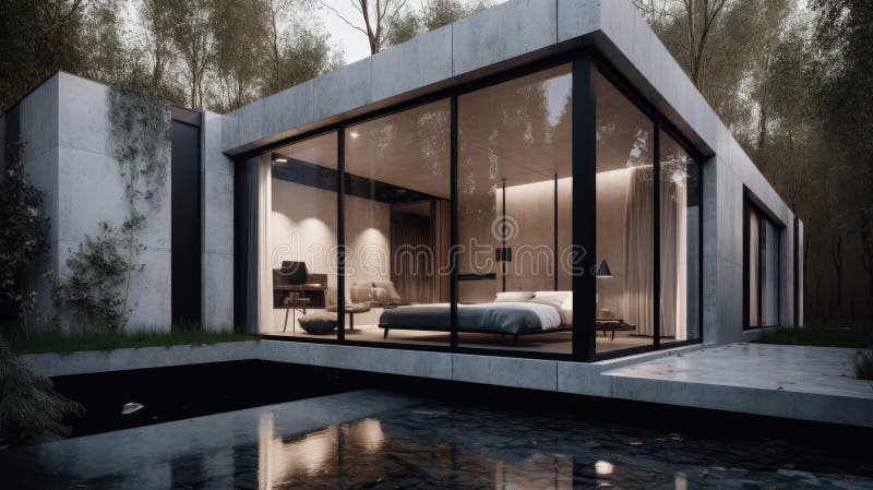 A Strikingly Modern Home Featuring Sharp Geometric Shapes. Modern House ...