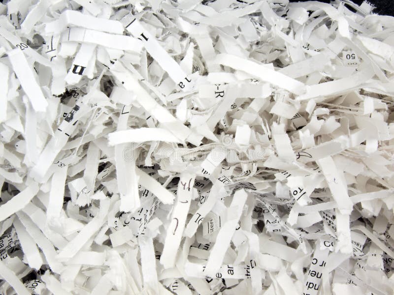 Strimlat papper arkivfoto. Bild av kontor, affär, identitet - 49809906