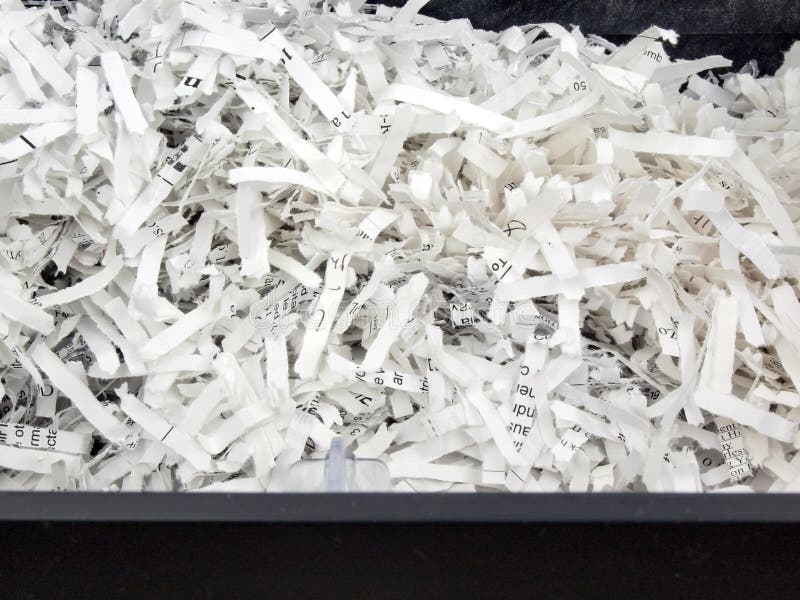 Strimlat papper arkivfoto. Bild av kontor, affär, identitet - 49809906