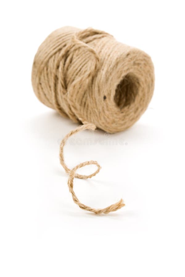 Brown broken rope stock photo. Image of dangerous, background - 4477620