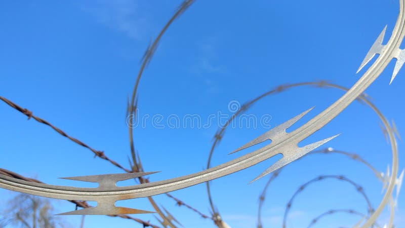 Barbed Wire stock photo. Image of wire, sharp, string - 112839012