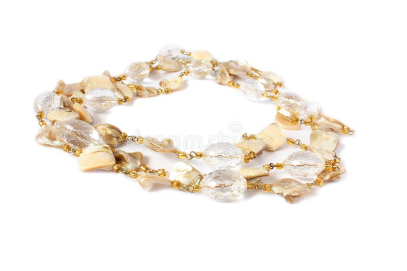 String of beads stock photo. Image of wear, jewelry, brown - 13104870