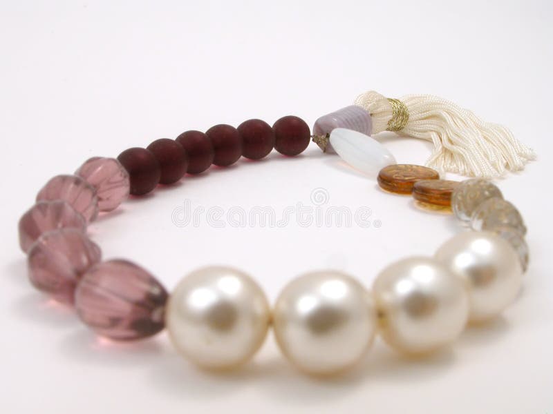 String of Beads of Different Colours Stock Image - Image of rosary ...