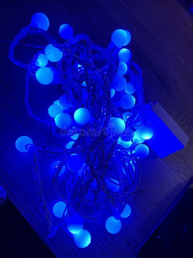 Glowing Blue Lights stock photo. Image of background - 179428676