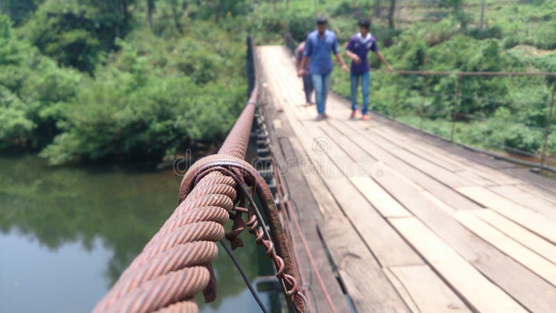 String Bridge stock image. Image of kerala, bridge, india - 71835293