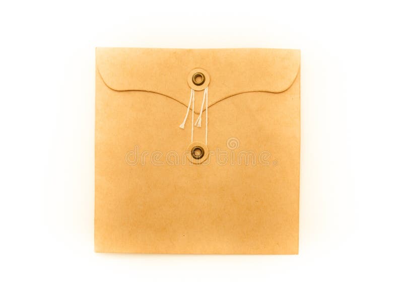 String and button envelope stock photo. Image of background - 34352150
