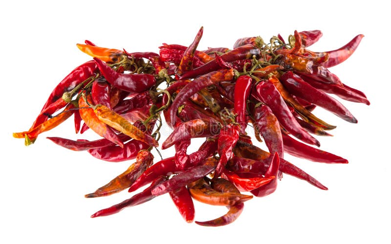 Red Hot Chili Peppers String Isolated White Background Stock Photos ...