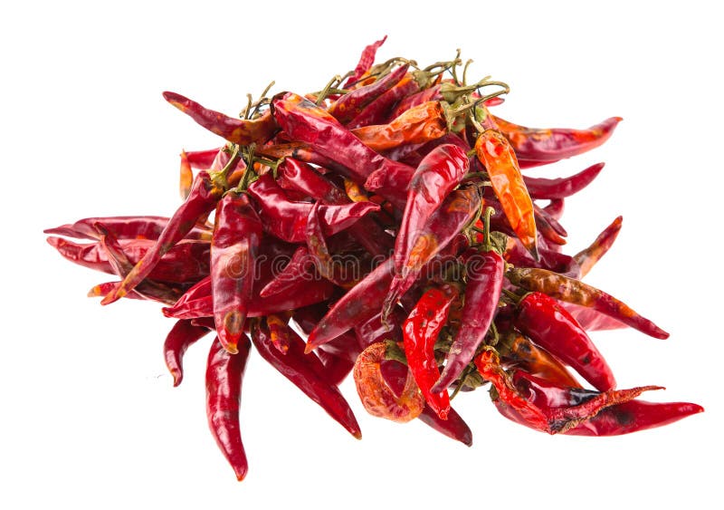 Red Hot Chili Peppers String Isolated White Background Stock Photos ...