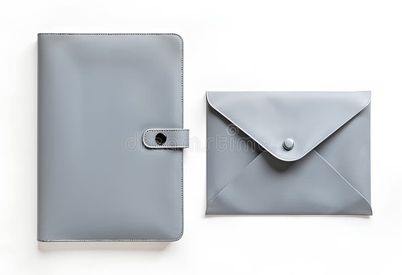 Envelope DL Mockup 3D Rendering on Isolated Background Stock ...