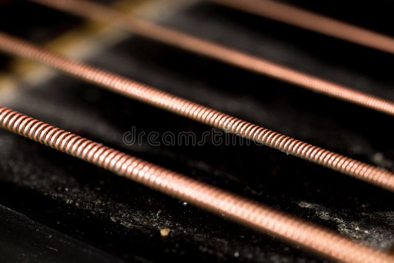 String guitar. macro stock image. Image of macro, audio - 110543967