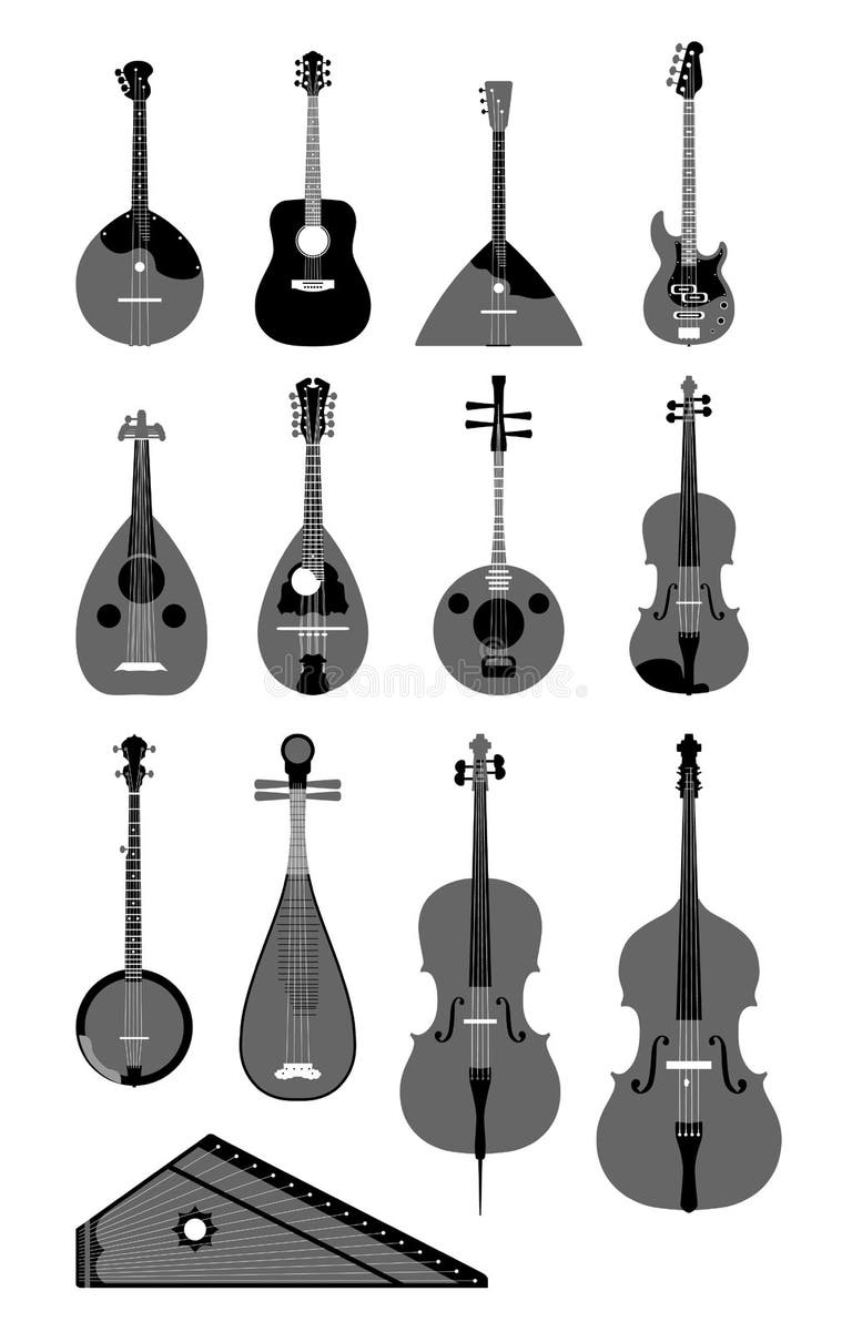 String Instruments Stock Illustrations – 11,246 String Instruments ...
