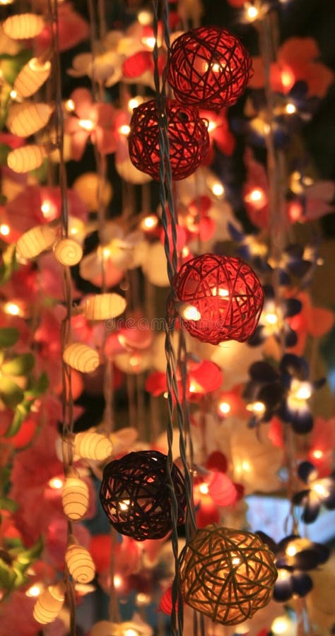 String of lights stock photo. Image of decorative, vibrant - 34435806