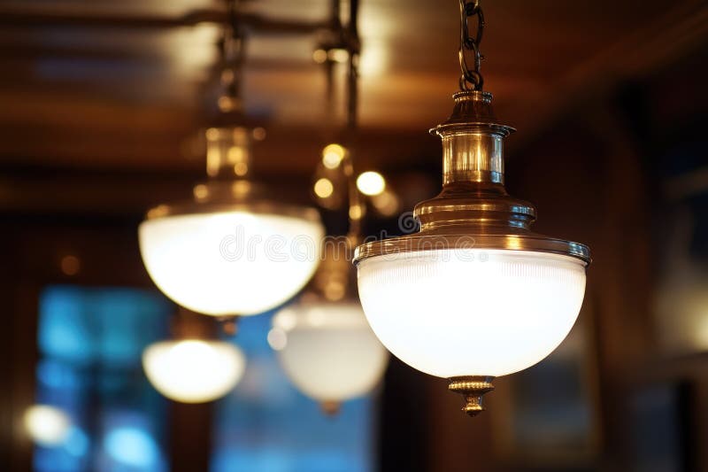 String Lights Suspended Ceiling Warm Cozy Ambiance Stock Photos - Free ...