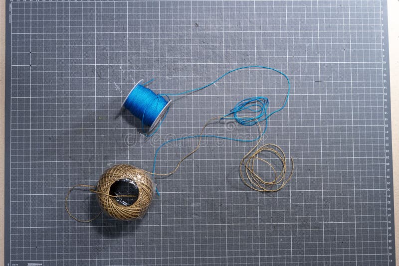 String - Material To Use for Homemade Decoration Stock Image - Image of ...