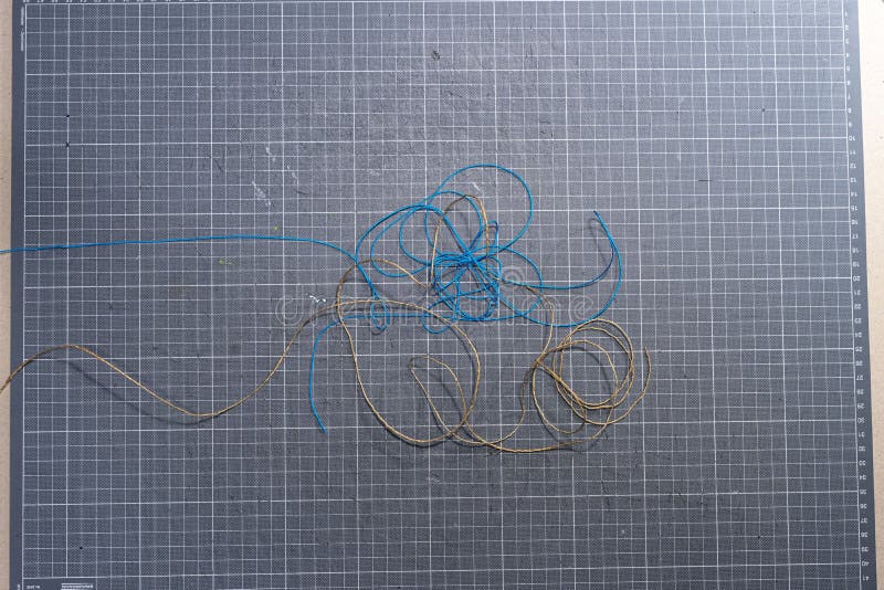 String - Material To Use for Homemade Decoration Stock Photo - Image of ...