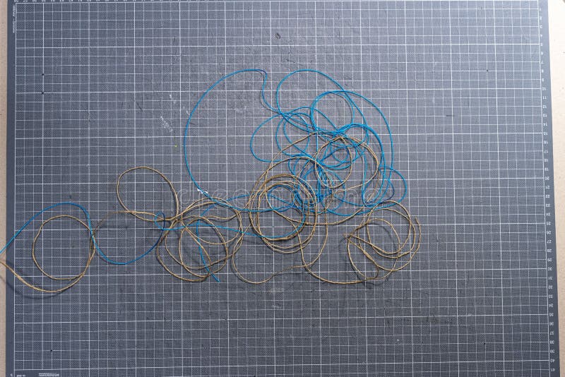 String - Material To Use for Homemade Decoration Stock Image - Image of ...