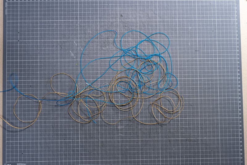 String - Material To Use for Homemade Decoration Stock Photo - Image of ...