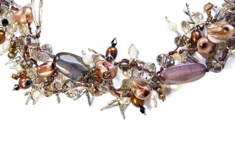 String of bead stock photo. Image of crystal, silver - 30298182