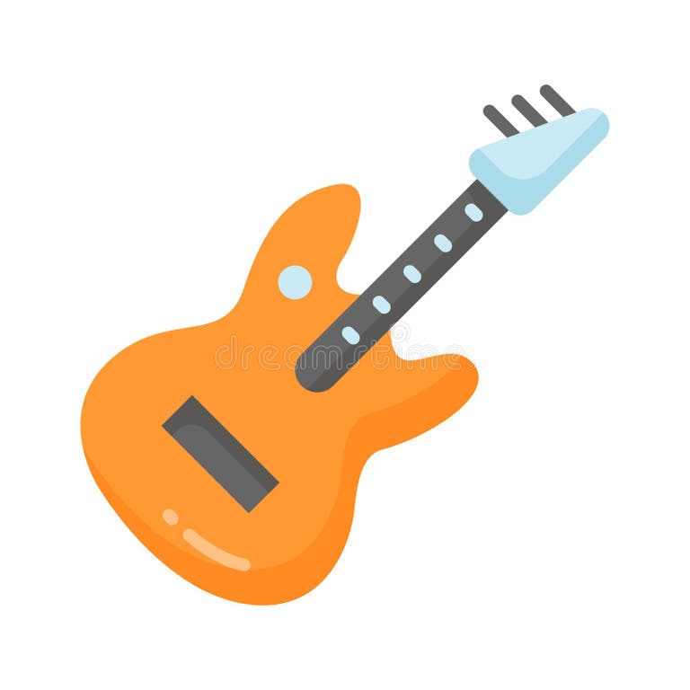 A String Musical Instrument Vector Design, Premium Icon of Guitar in ...