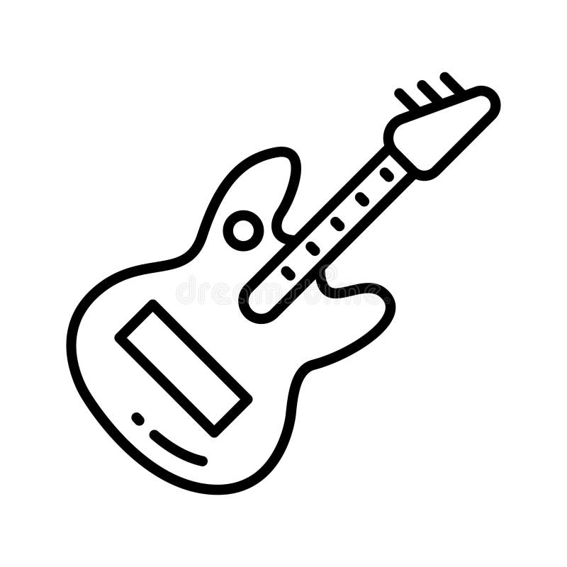 A String Musical Instrument Vector Design, Premium Icon of Guitar in ...