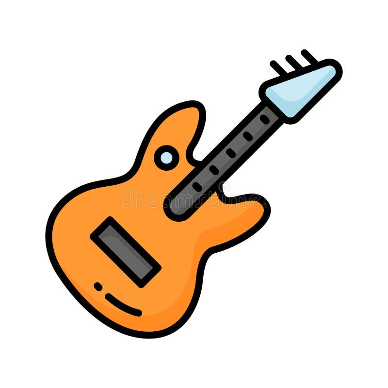 A String Musical Instrument Vector Design, Premium Icon of Guitar in ...