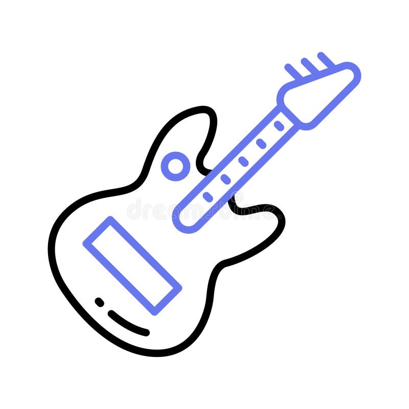 A String Musical Instrument Vector Design, Premium Icon of Guitar in ...