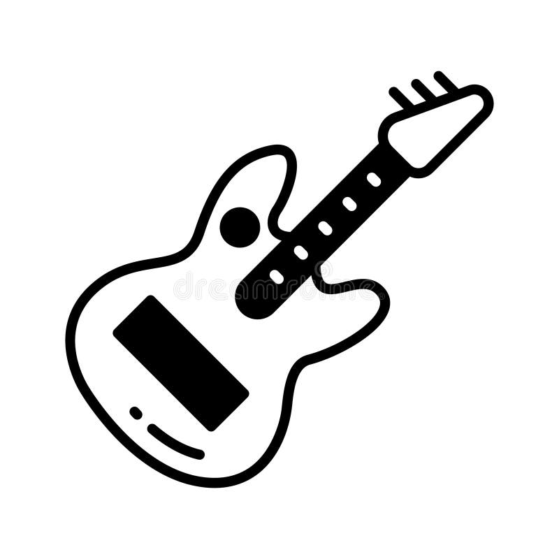 A String Musical Instrument Vector Design, Premium Icon of Guitar in ...