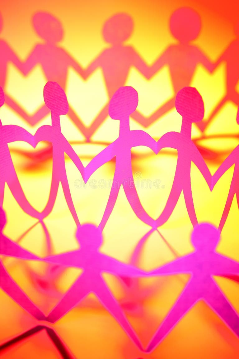 String Paper Dolls Background Stock Photos - Free & Royalty-Free Stock ...