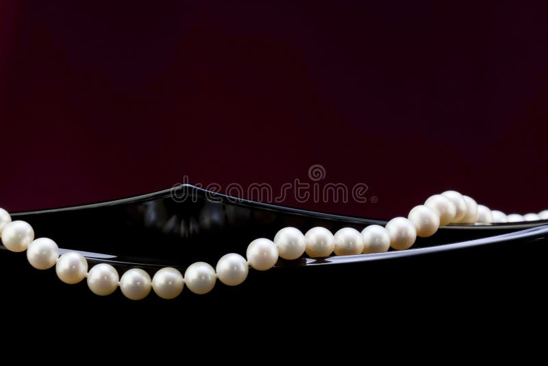 A string of pearls stock photo. Image of water, glamour - 47992188