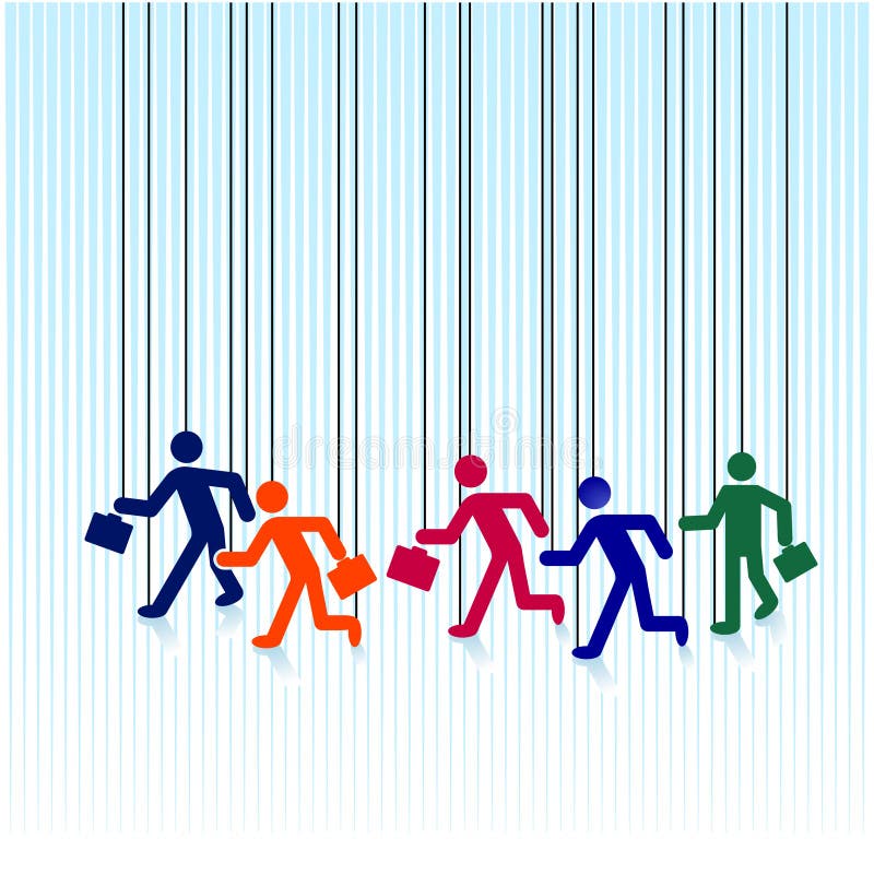 String puppets stock vector. Illustration of string, humility - 16489352