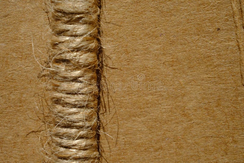 String on Recycled Paper, Macro Photography Stock Photo - Image of ...