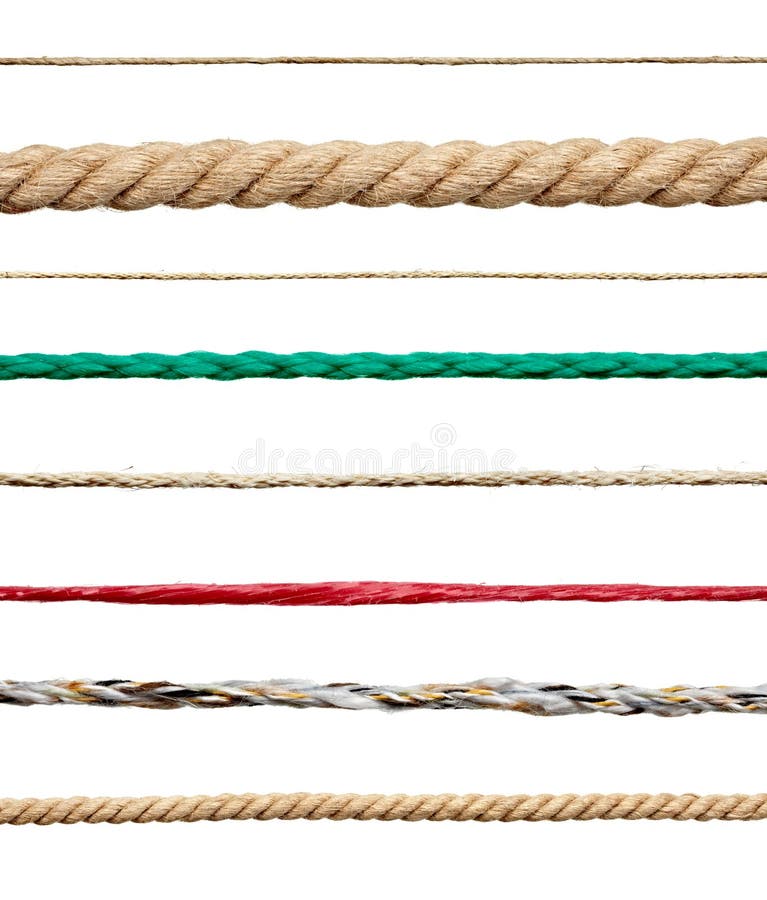 String Rope Cord Cable Line Stock Photo - Image of jute, cordage: 181097140