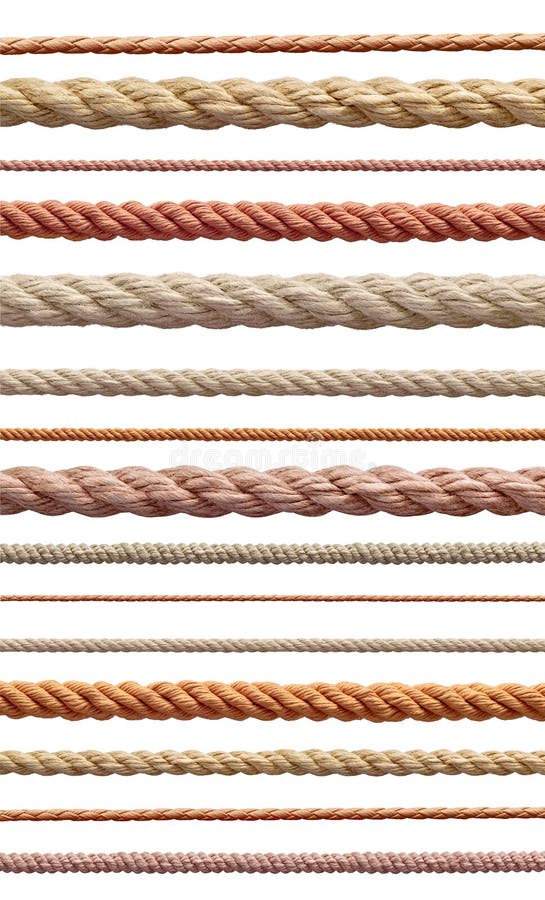 String Rope Cord Cable Line Stock Photo - Image of hemp, isolated ...